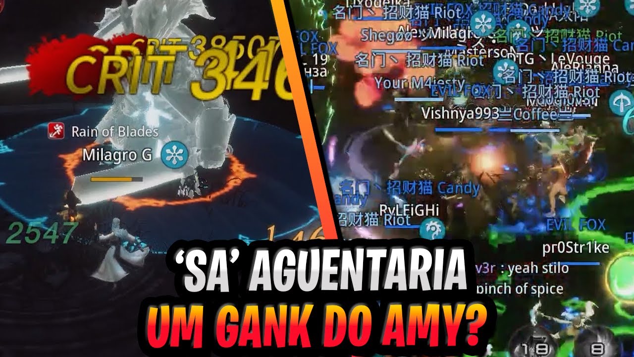 SERÁ QUE O 'SA' AGUENTARIA UMA INVASÃO DO PODEROSO AMY? 👀 | CORTES MIR4 ...