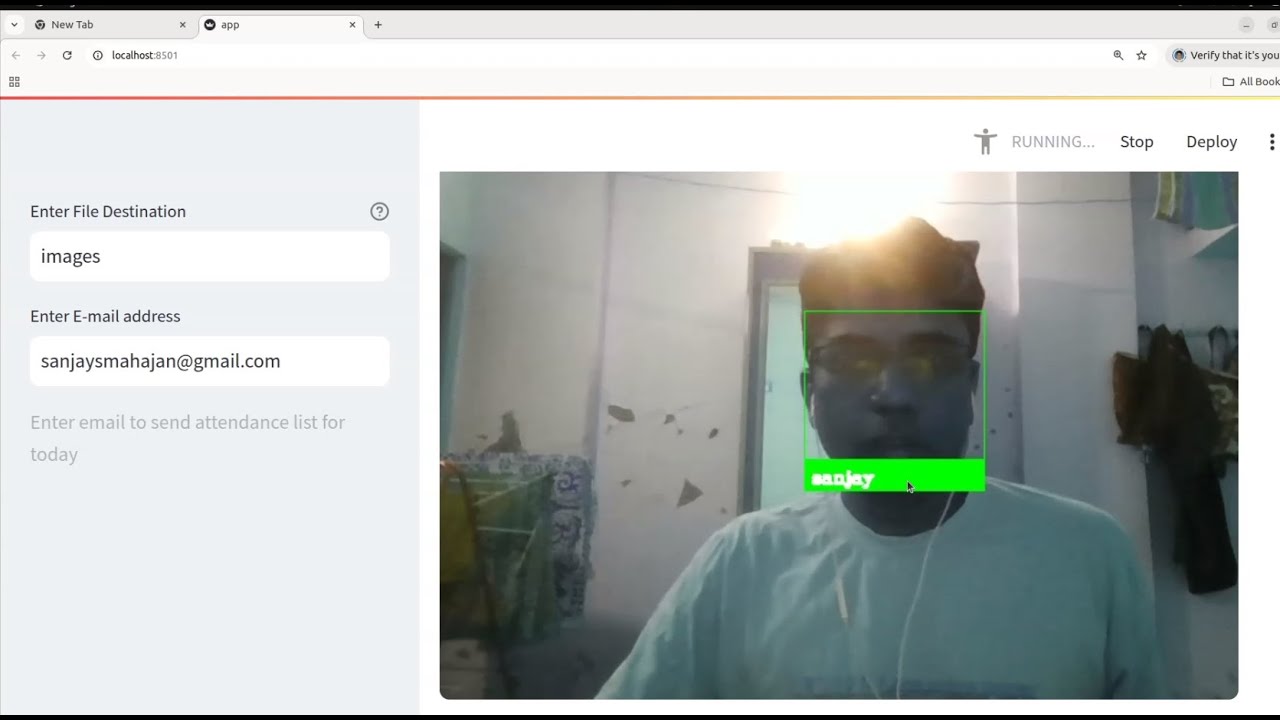 Python Streamlit Attendance System Youtube 5604