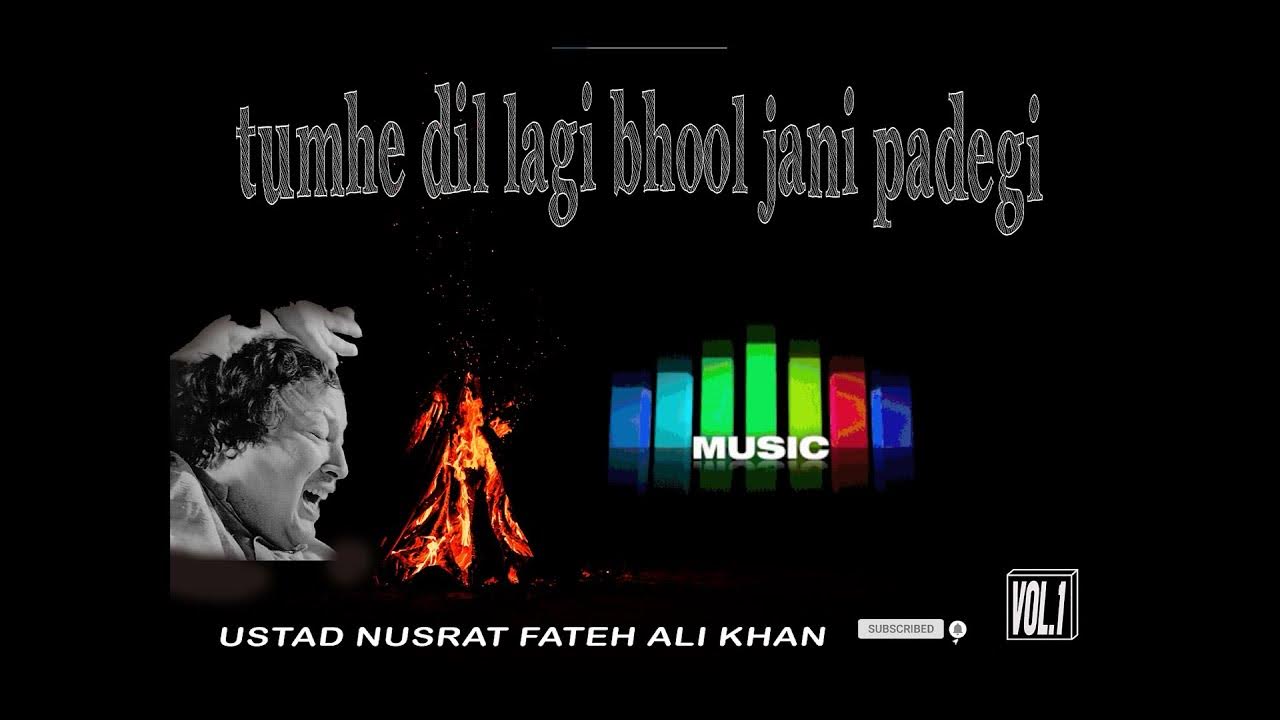 Tumhein Dillagi Bhool Jani Paray Gi | Nusrat Fateh Ali Khan | official sound | - YouTube