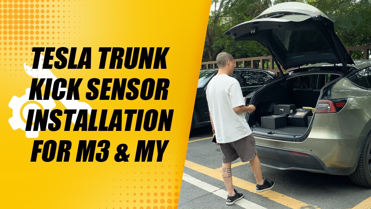 Tesla Trunk Kick Sensor Installation for Model 3 & Model Y - YouTube