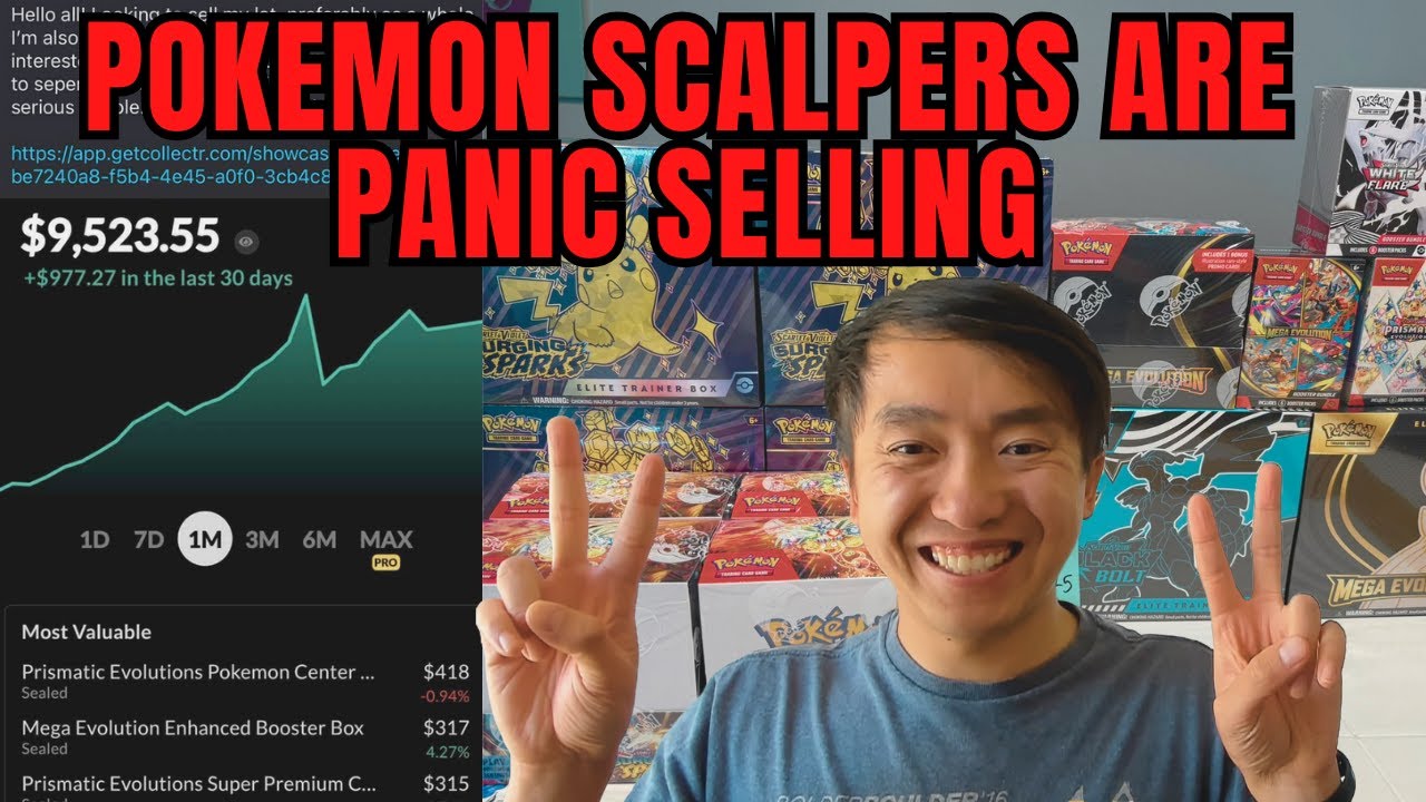 Pokemon Card Scalpers Panic Selling LARGE Sealed "Pokemon Investments ...
