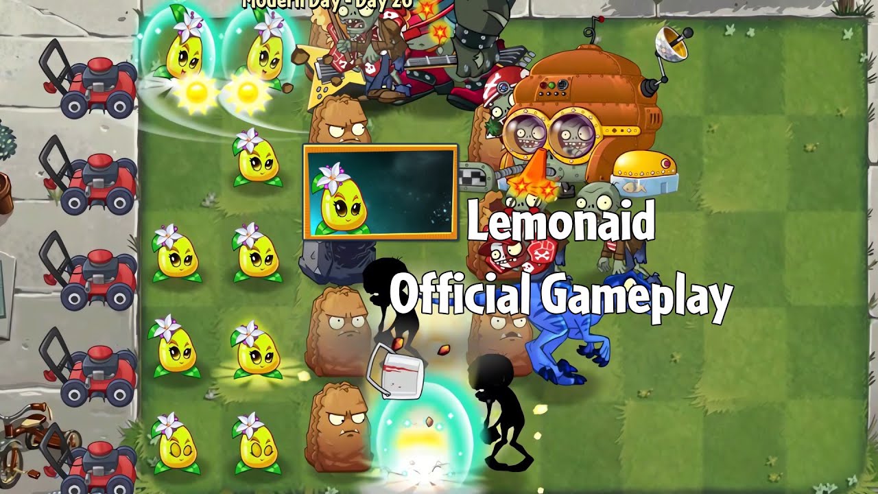 PvZ2 v12.5.1 - Lemonaid Official Gameplay - YouTube