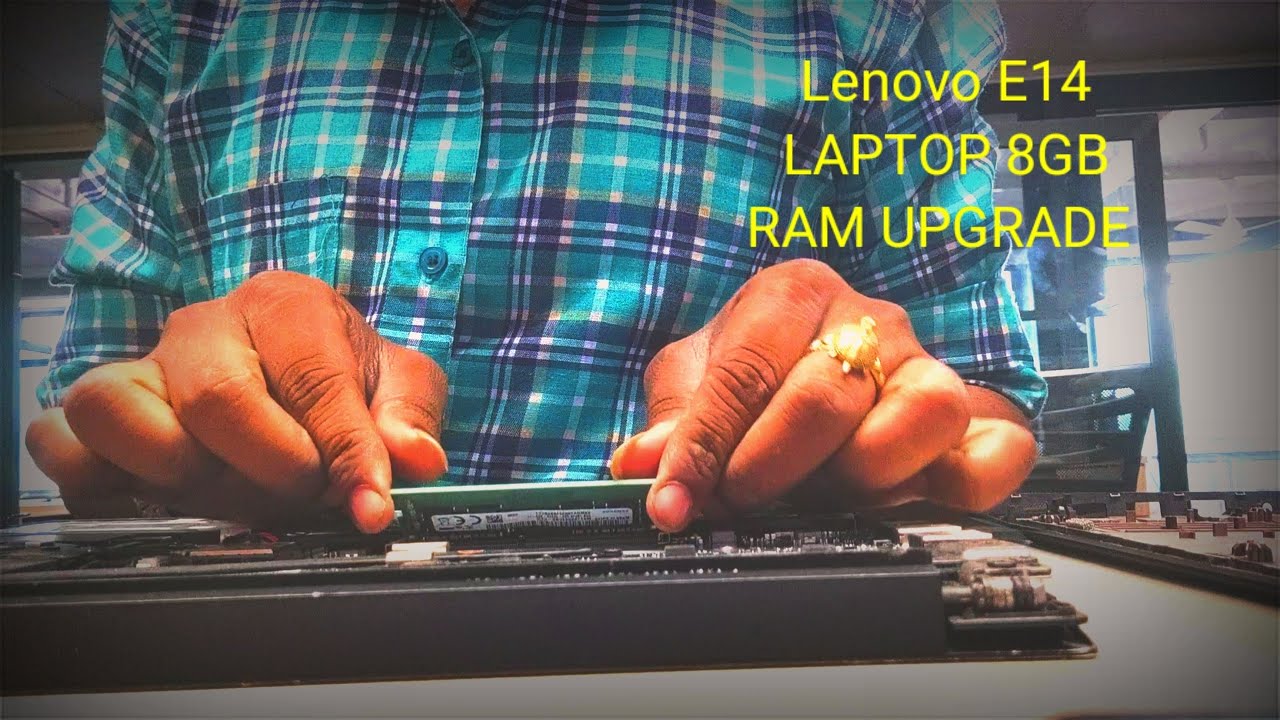 How to upgrade Lenovo thinkpad E14 Laptop RAM - YouTube