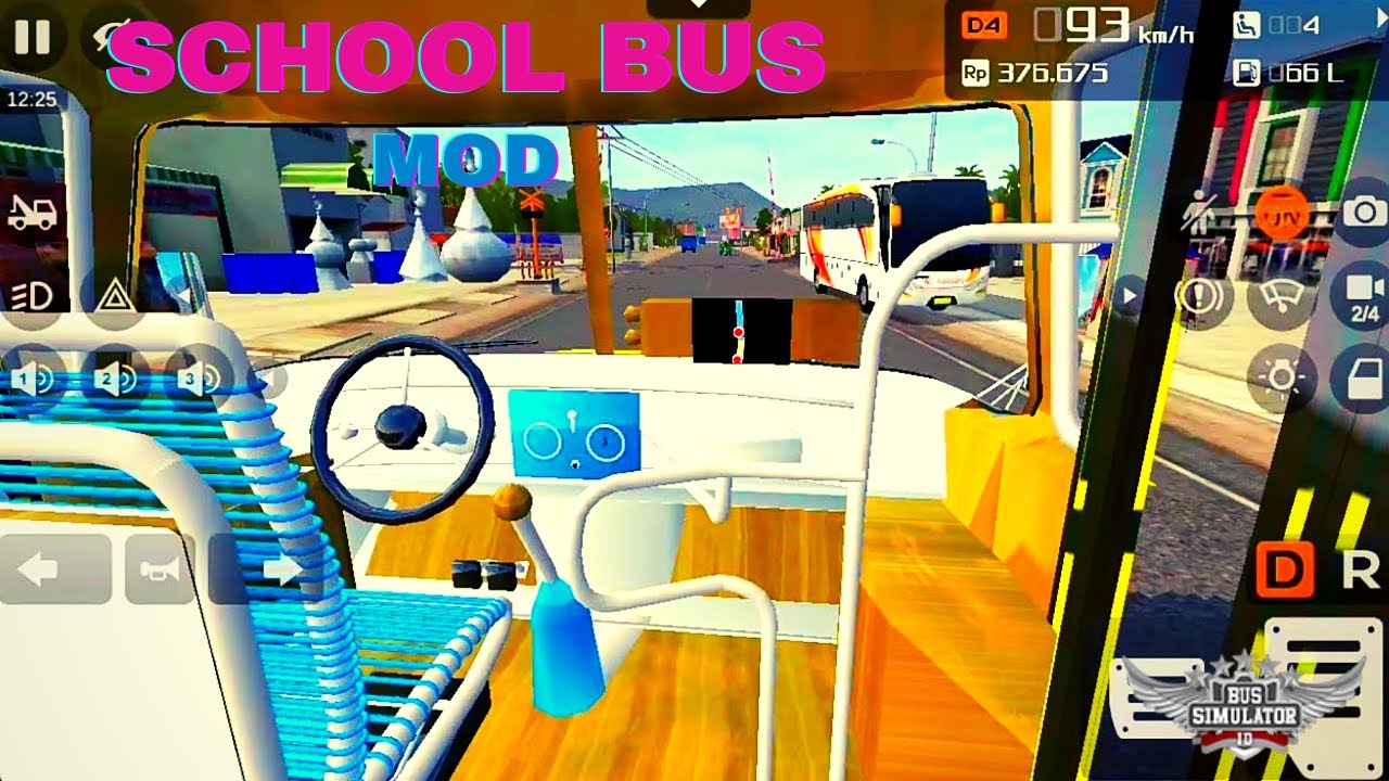 BUSSID NEW SCHOOL BUS DRIVING | BUS SIMULATOR INDONESIA MOD | SCHOOL ...