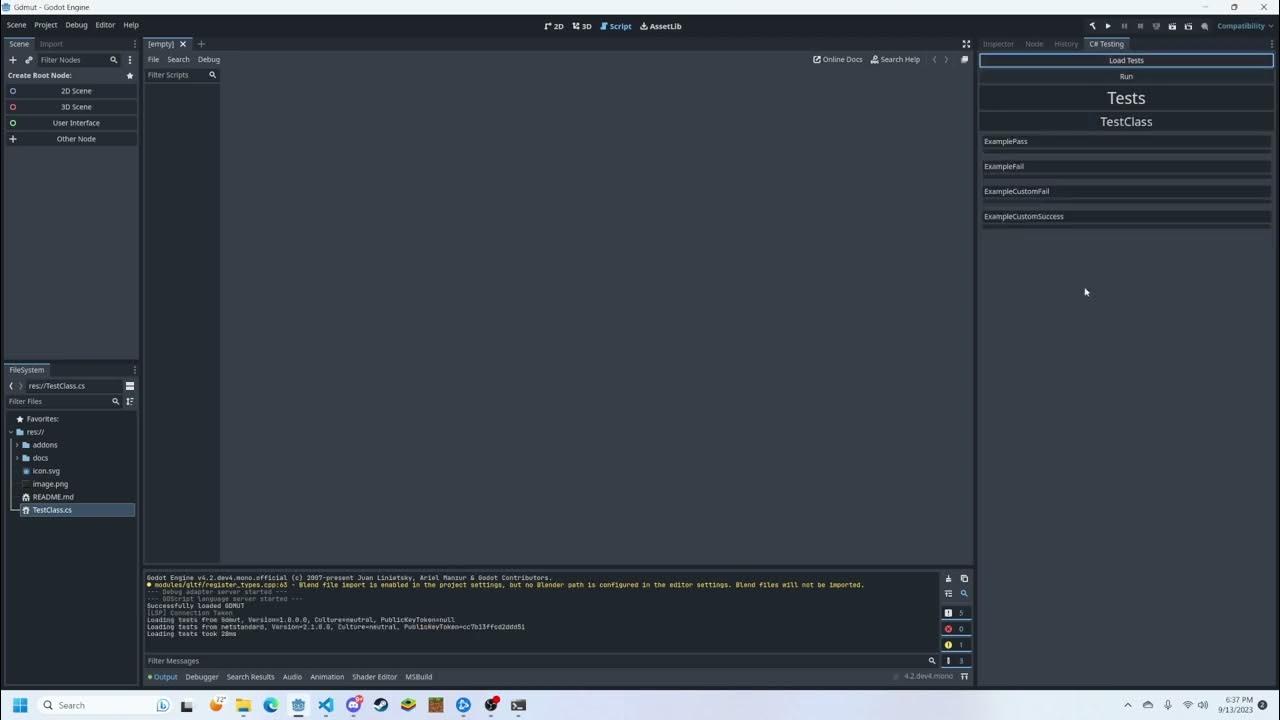 Gdmut Showcase Godot C Unit Testing Tool Youtube