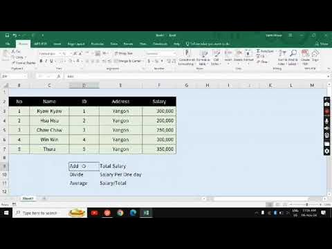 Excel file screencast - YouTube