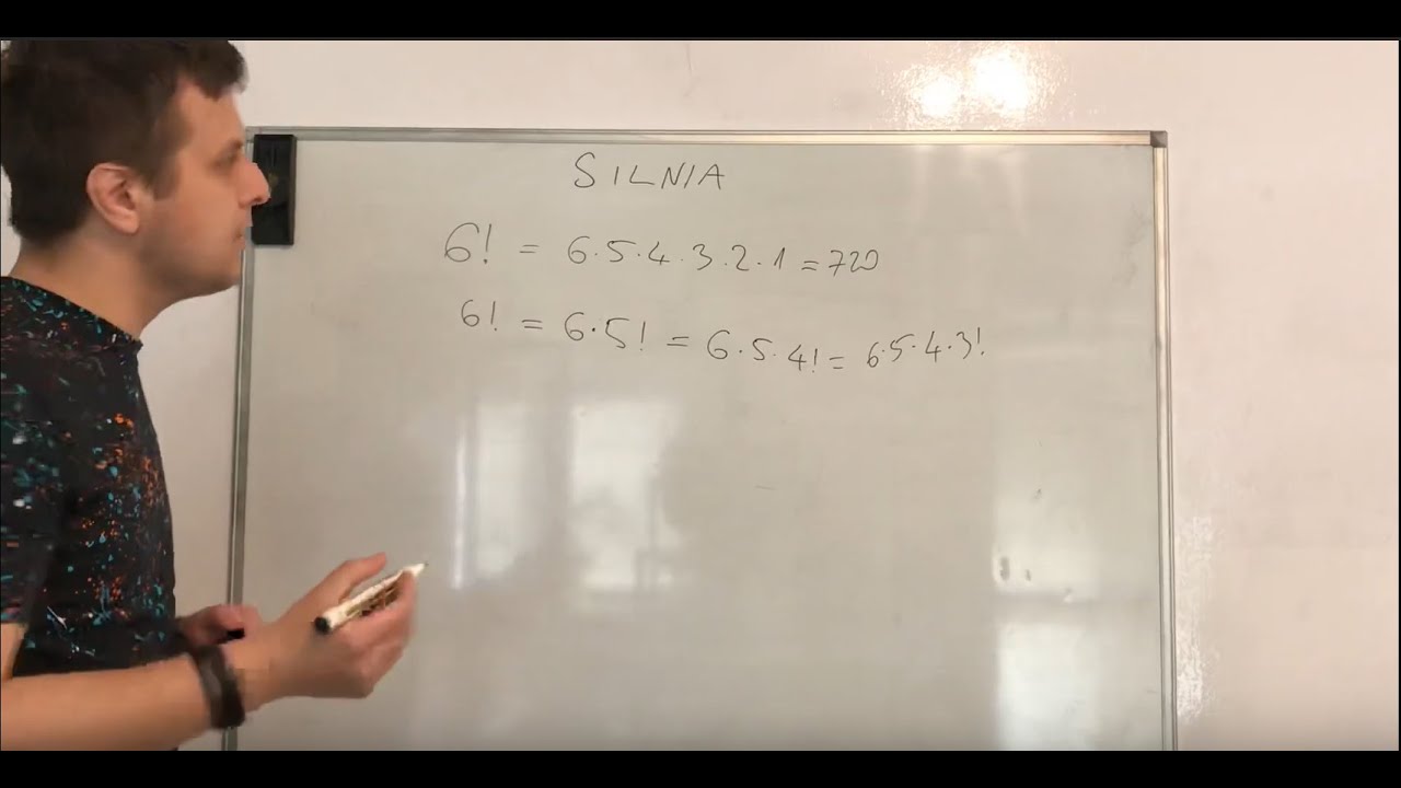 Silnia i Symbol Newtona - YouTube