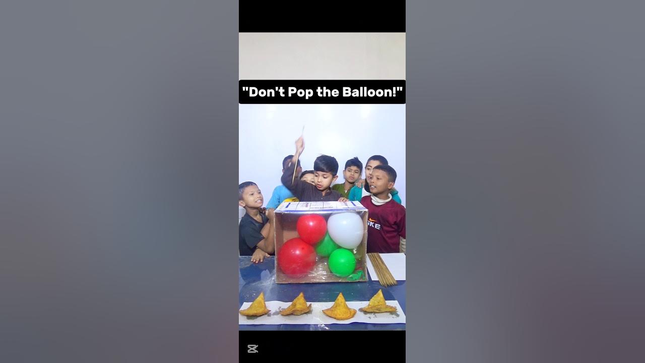 Don't Pop the Balloon 🎈 challenge #shorts #challenge #shortvideo # ...