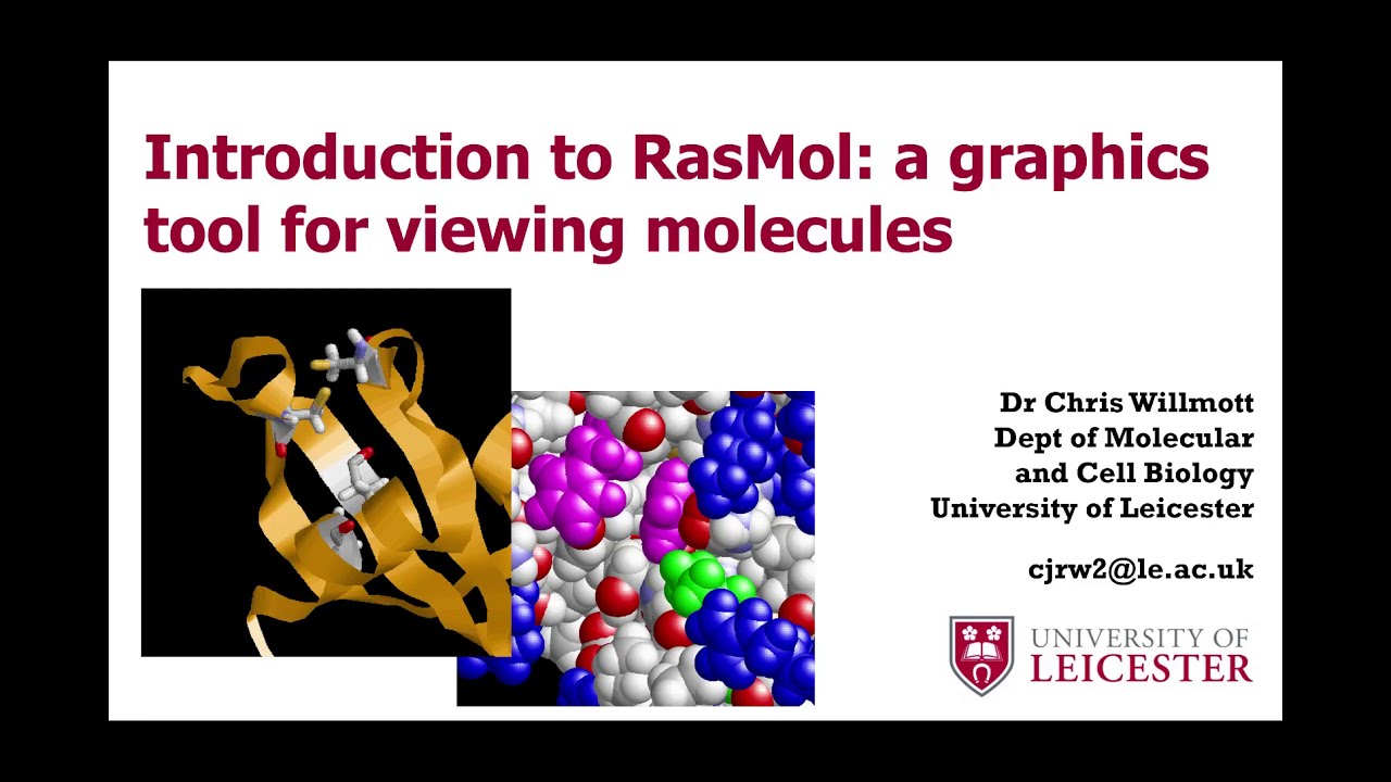 Introduction to RasMol - YouTube