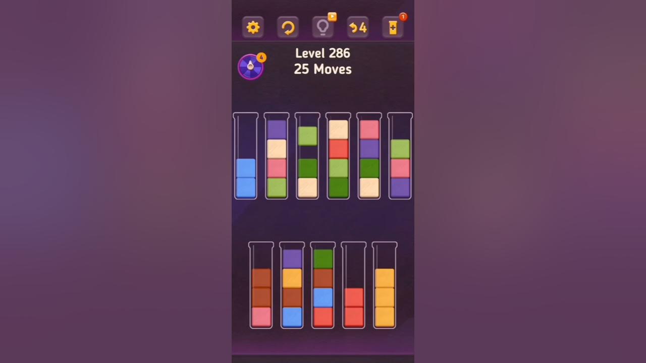 Block King Sort Puzzle Level 281 to Level 290 - YouTube