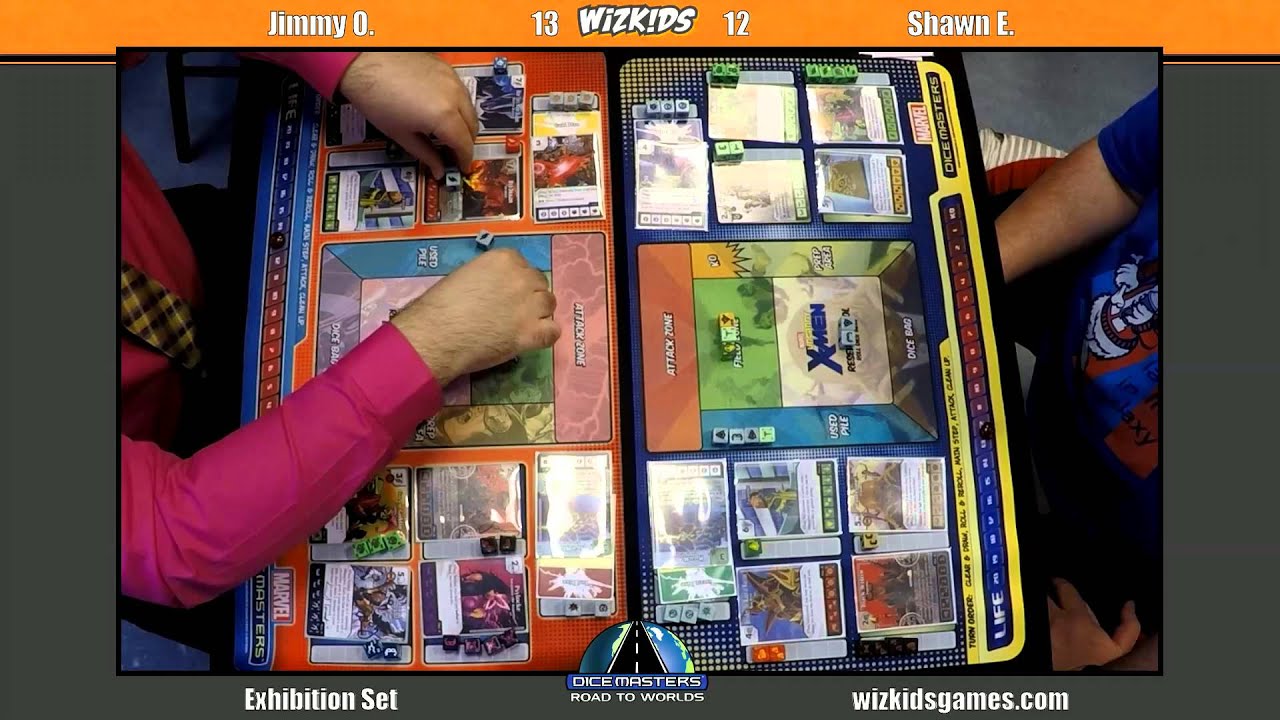 WizKids 2015 Dice Masters National Championship - Jimmy O. vs Shawn E ...