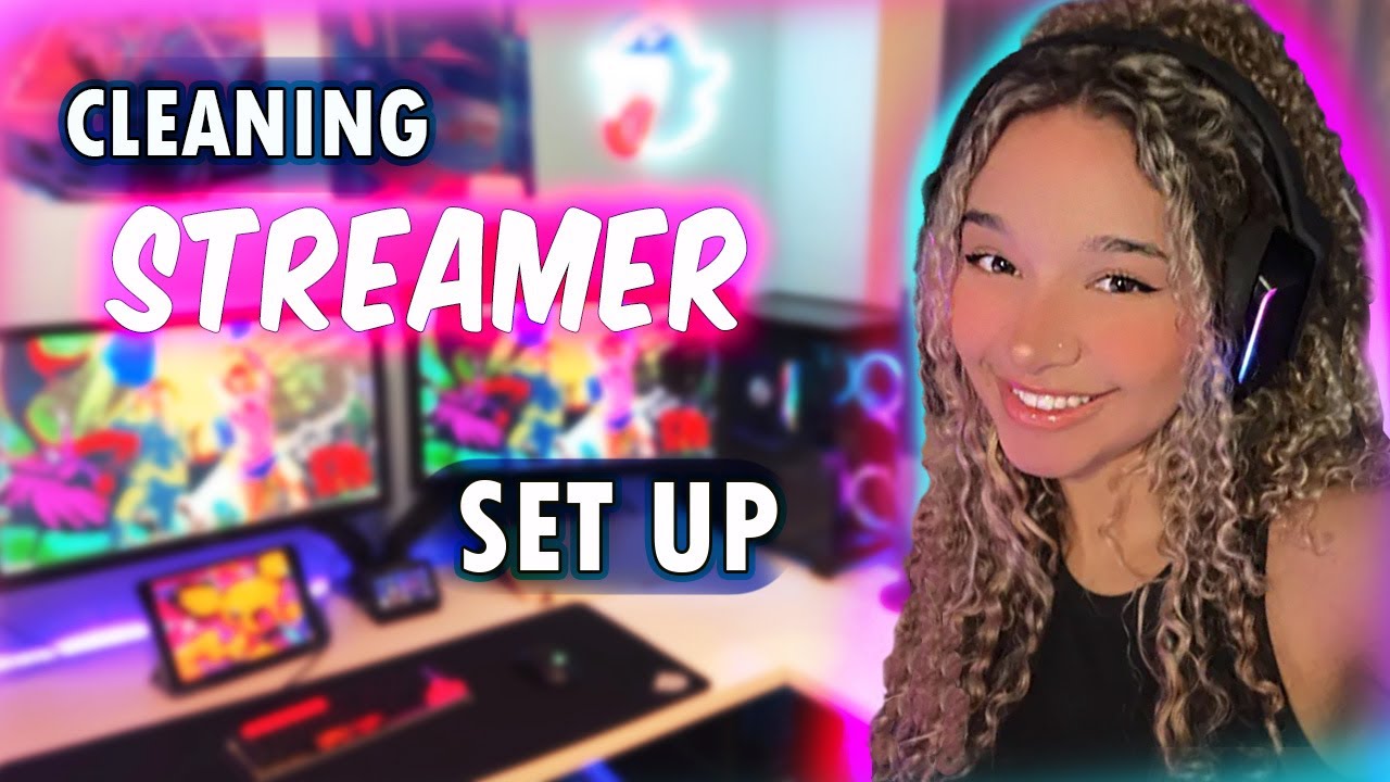 How I Clean my Gaming Set Up Streamer Edition - YouTube
