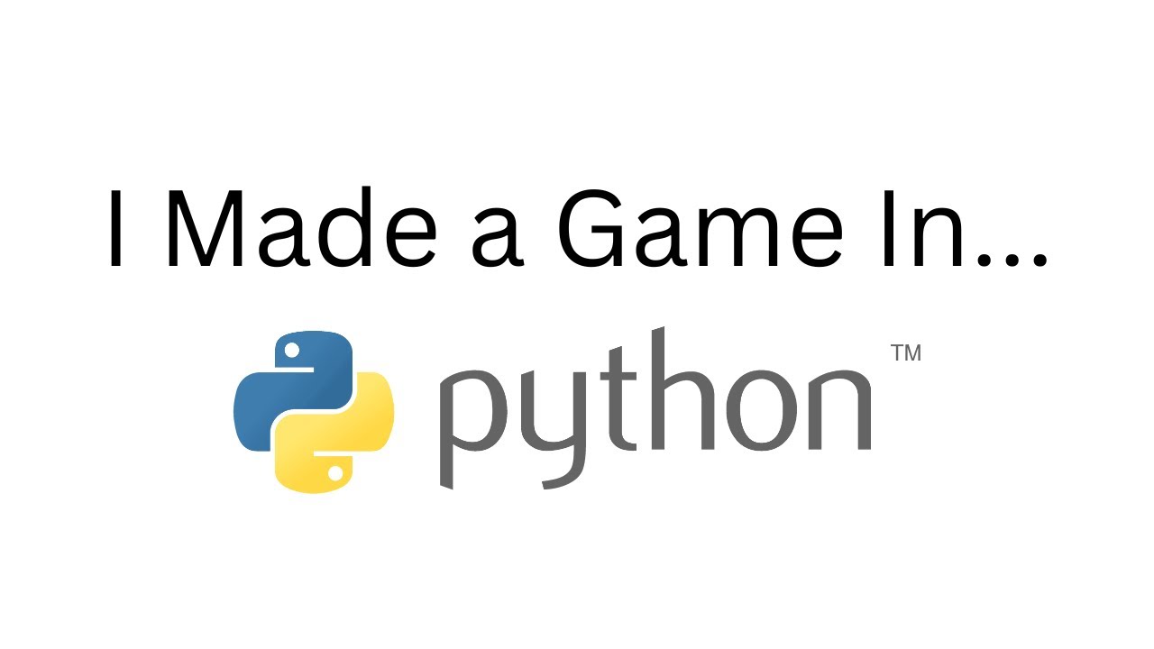 I Made A Game In Python Youtube 8225