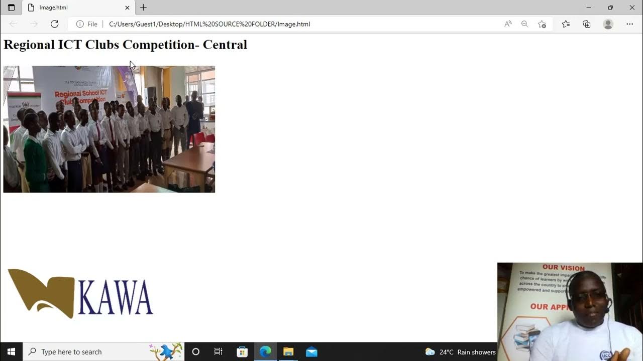 KAWA HTML Tutorial for Beginners 08 Resizing and sizing images - YouTube