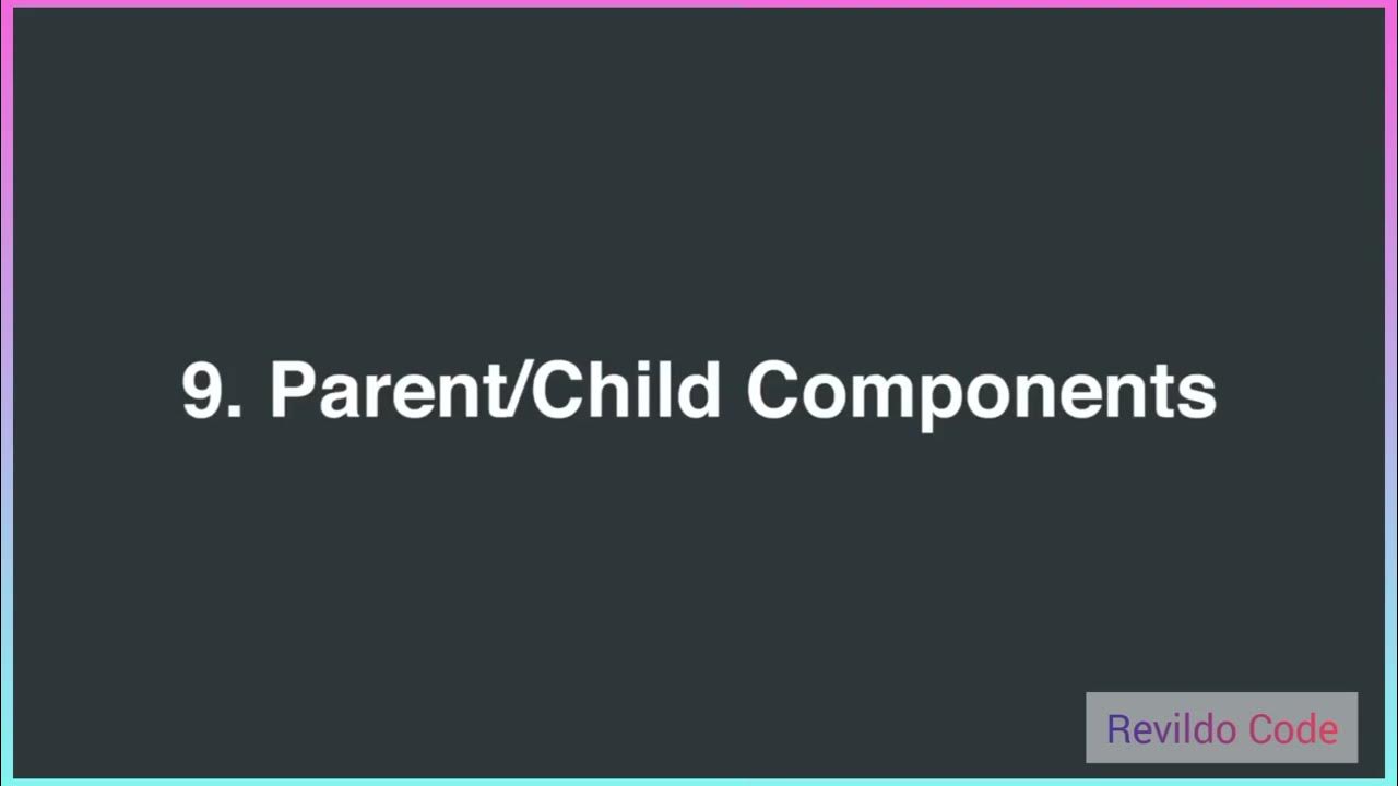 Parent & child component in ReactJs| React JS Course for Beginners ...
