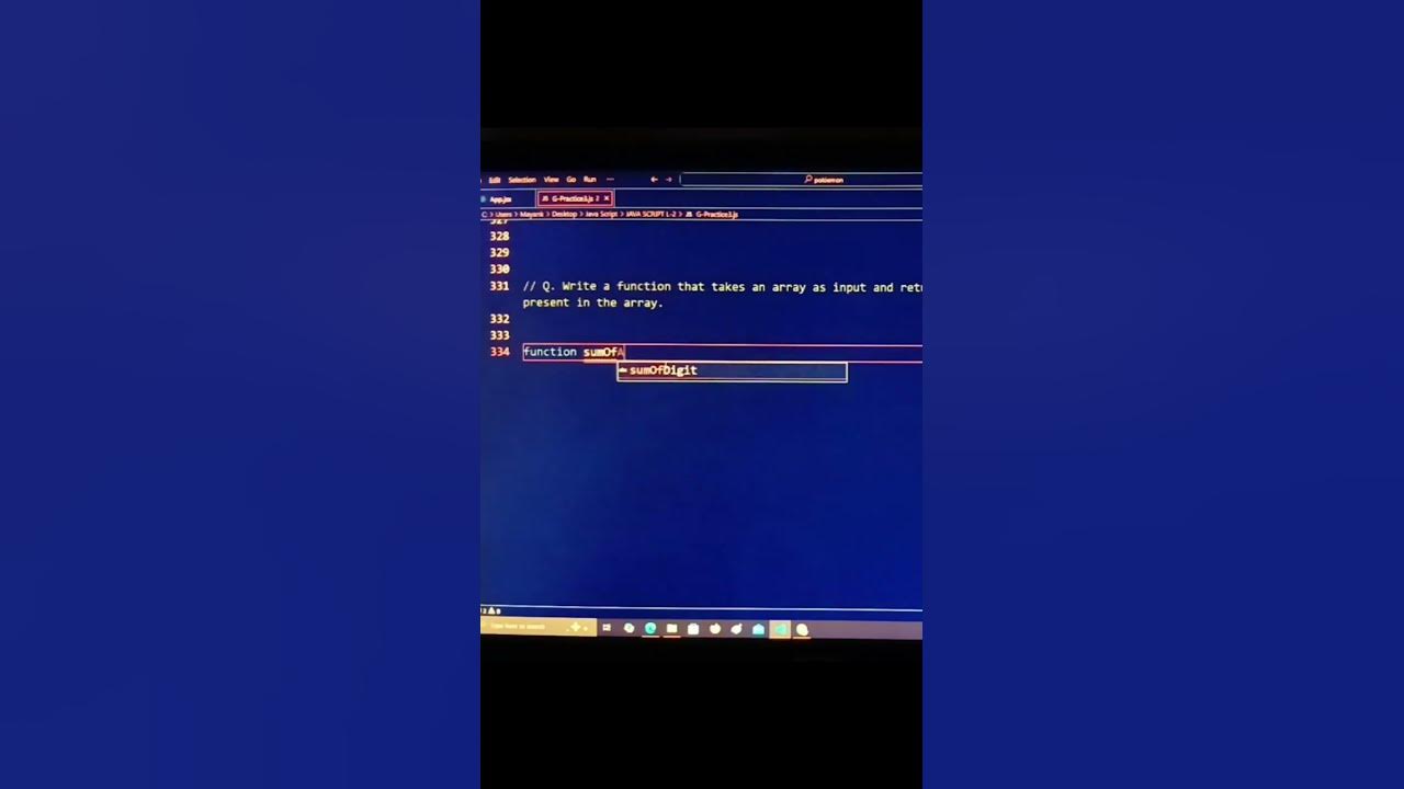 Solve Javascript Question Coding Javascript Codingpractice Programming Youtube