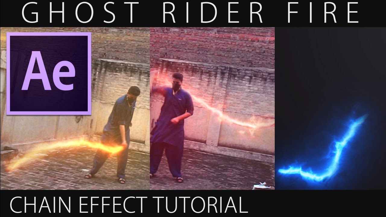 After Effects Tutorial: Ghost Rider Fire Chain || Videocopilot Saber ...