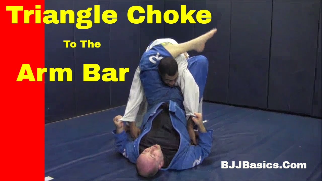 BJJ Basics: Open Guard Triangle Attack to Arm Bar - YouTube
