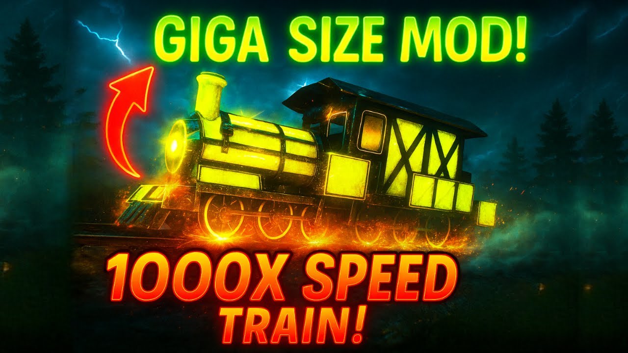 Increase Train Speed 1000X By Increasing Its Size | Choo Choo Charles ...