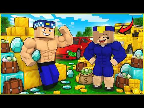 MİNECRAFT KASLI KEREM KOMİSER AİLESİ ZENGİN OLDU FİLMİ! 😂 - Minecraft