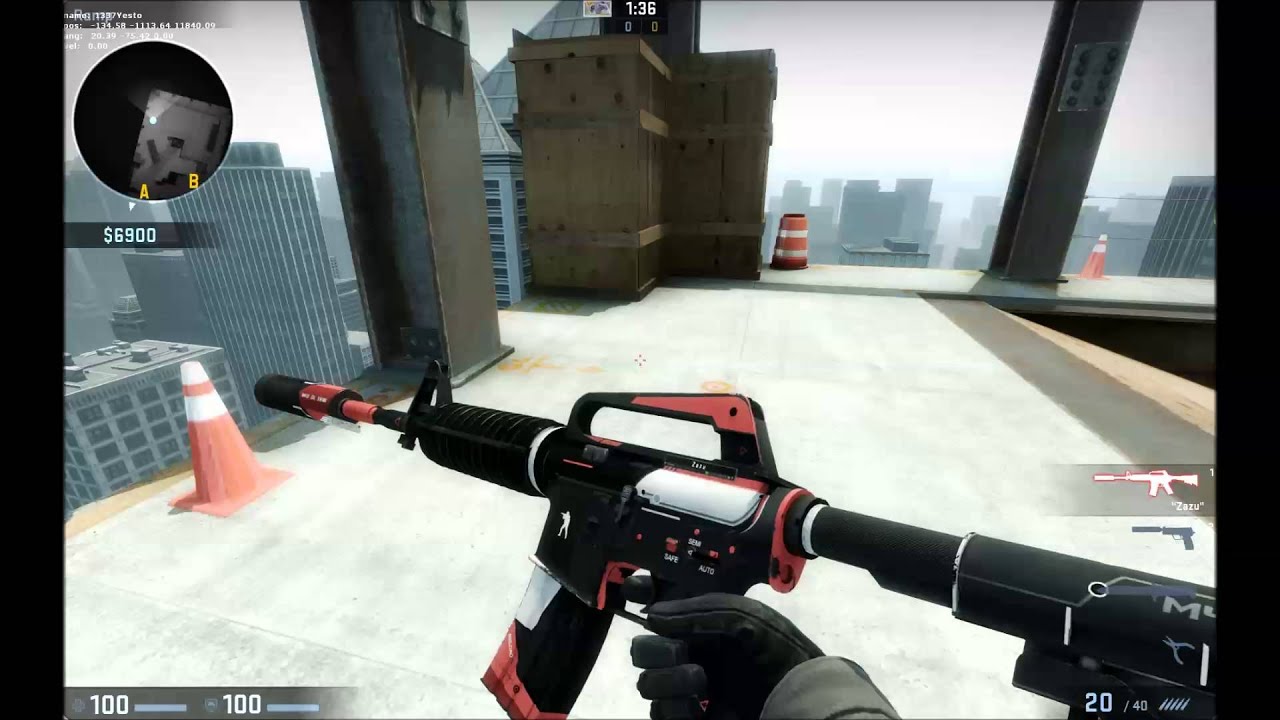 M4A1-S Cyrex FT with MW Look Showcase. - YouTube