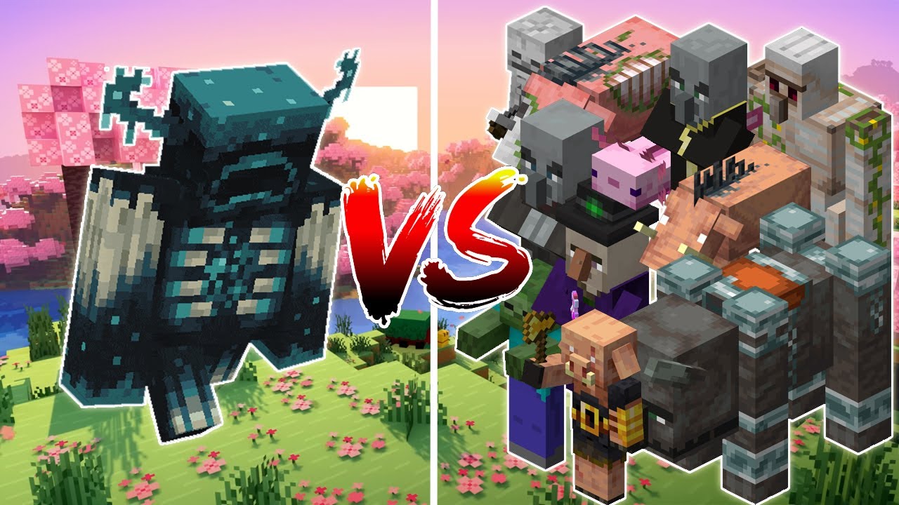 Warden vs Every Mob In a Team | Minecraft - YouTube