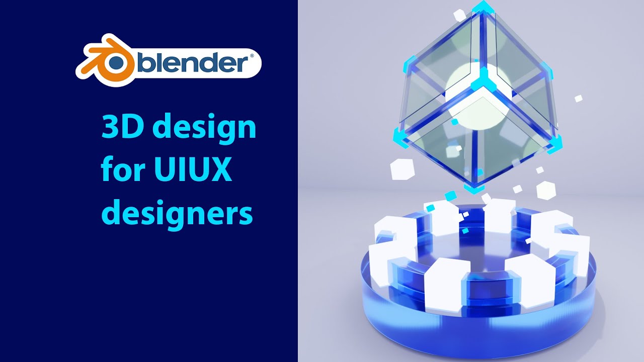 Blender tutorial: 3D design for web and mobile apps UIUX design_Arttutor1 - YouTube
