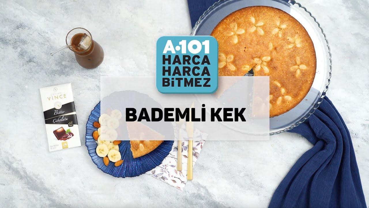Bademli Kek Tarifi | A101 - YouTube