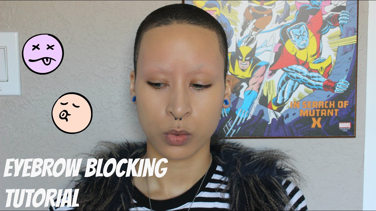 How To Block Your Eyebrows | Tutorial - YouTube