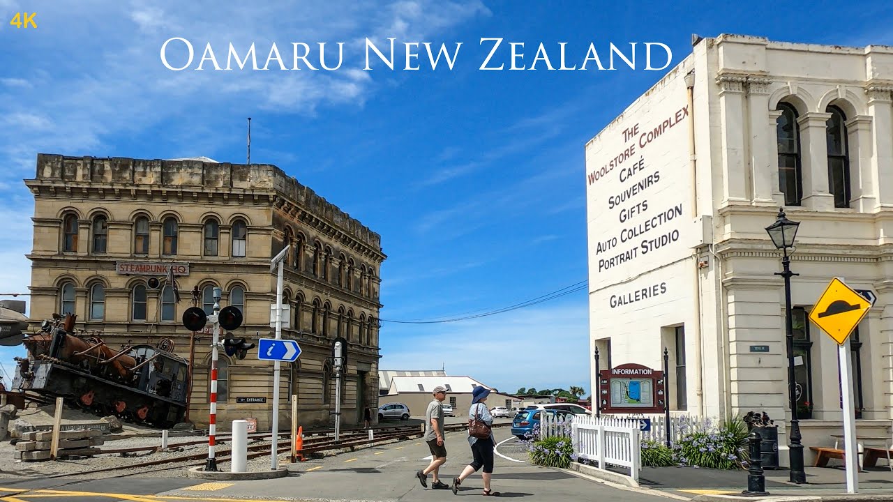 Oamaru New Zealand Driving Tour 4K Jan 2024 | Oamaru Town Centre ...
