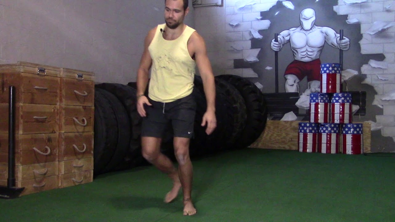 Chair Squat Releve - YouTube