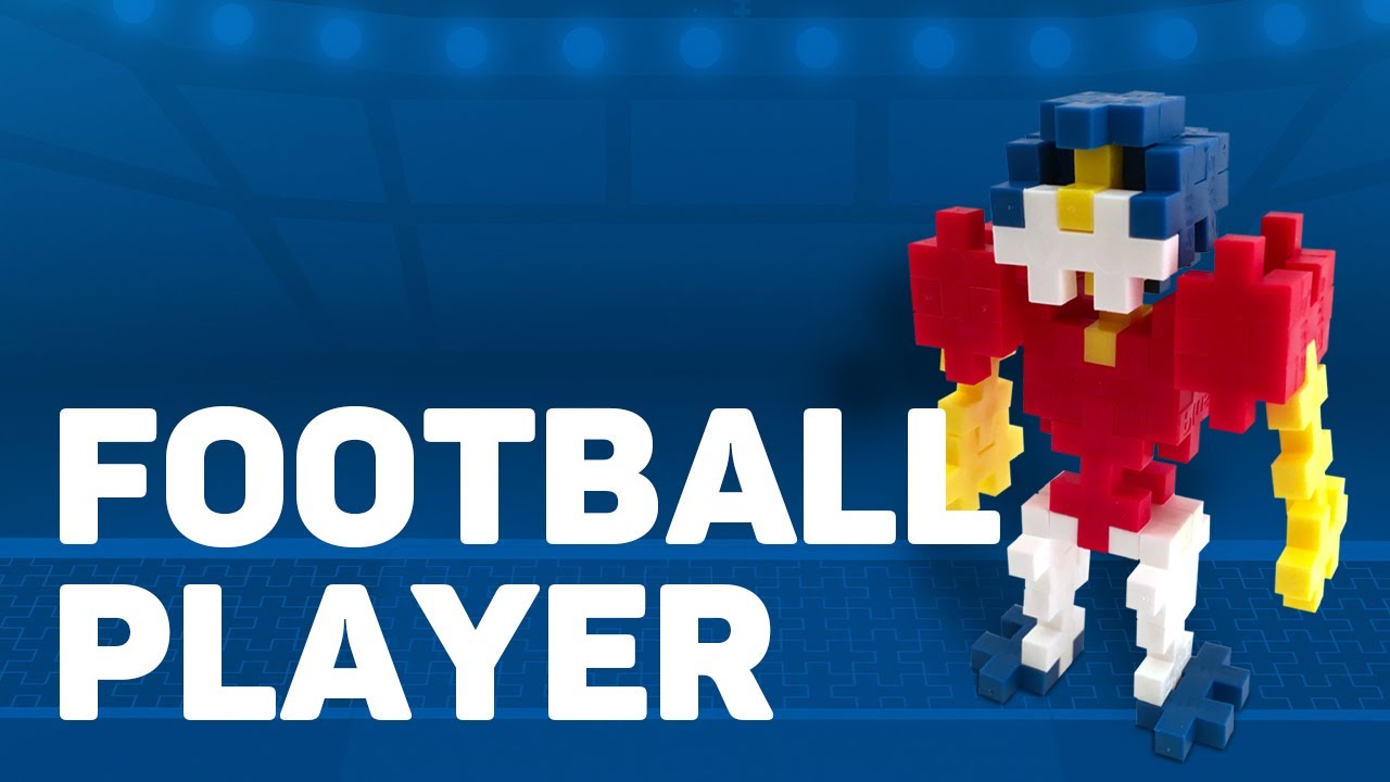 Plus Plus How to Make a Football Player - YouTube