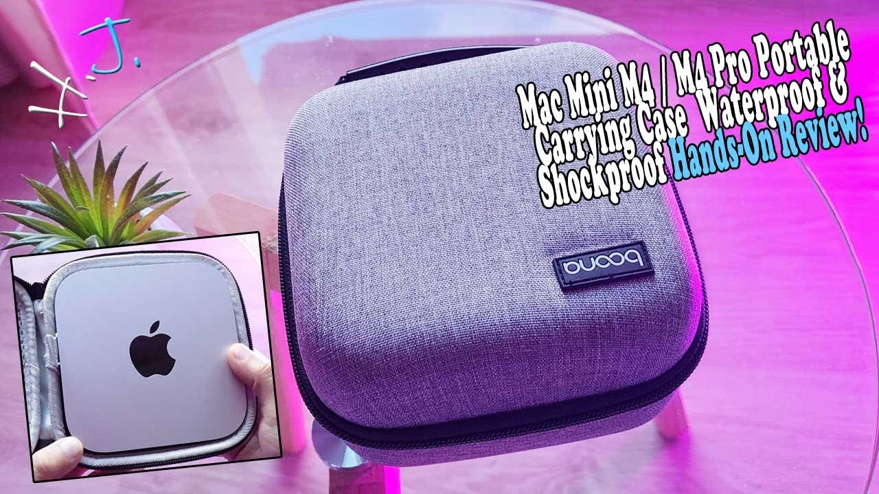 Mac Mini M4 / M4 Pro Portable Carrying Case | Waterproof & Shockproof ...