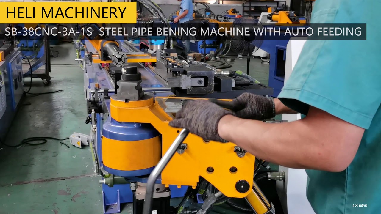 cnc steel pipe and tube bending machine with automatic feeding for 1 ...