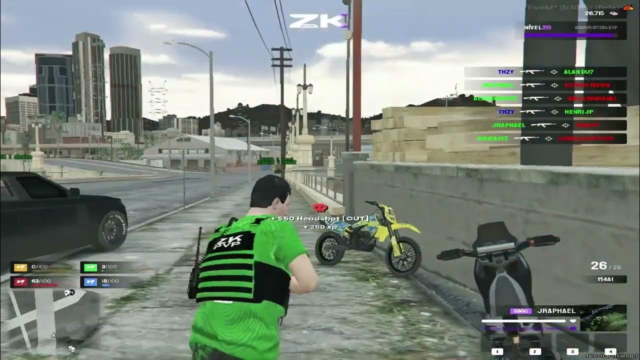 HIGHLIGHTS FIVEM #2 l - (zk pvp) - YouTube
