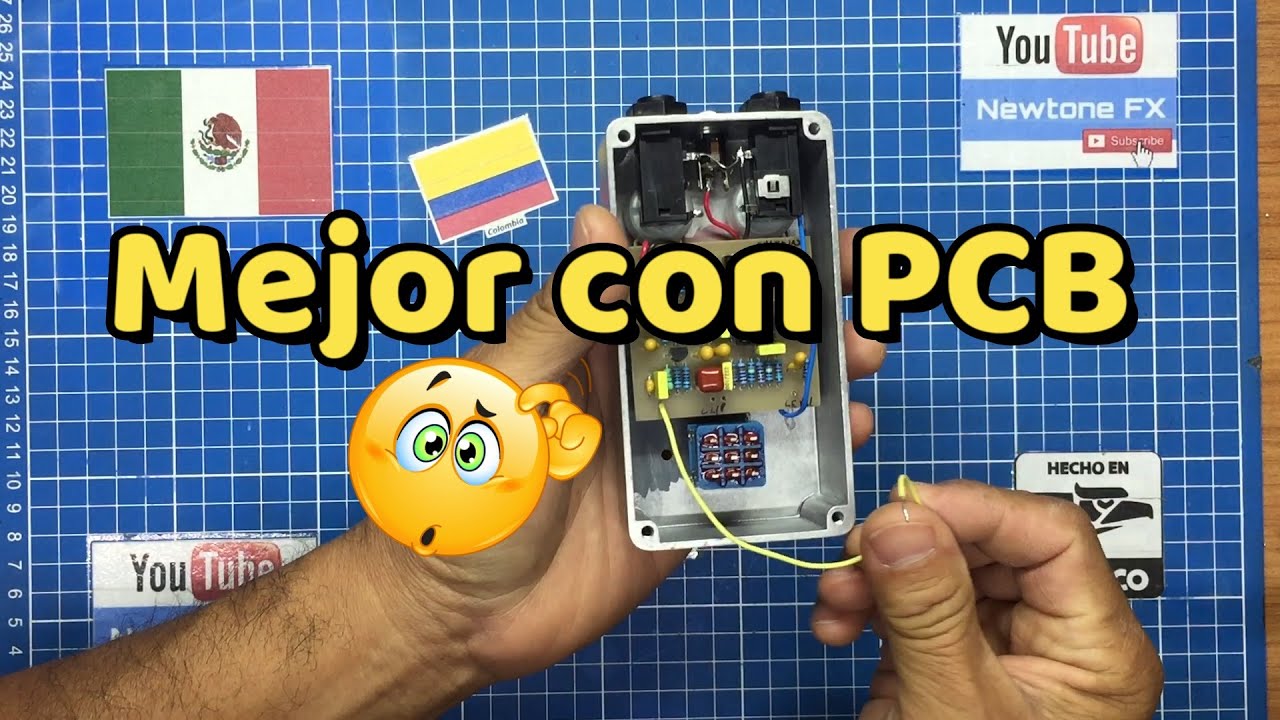 Como hacer una PCB casera para 3pdt Pedal Guitarra DIY - YouTube