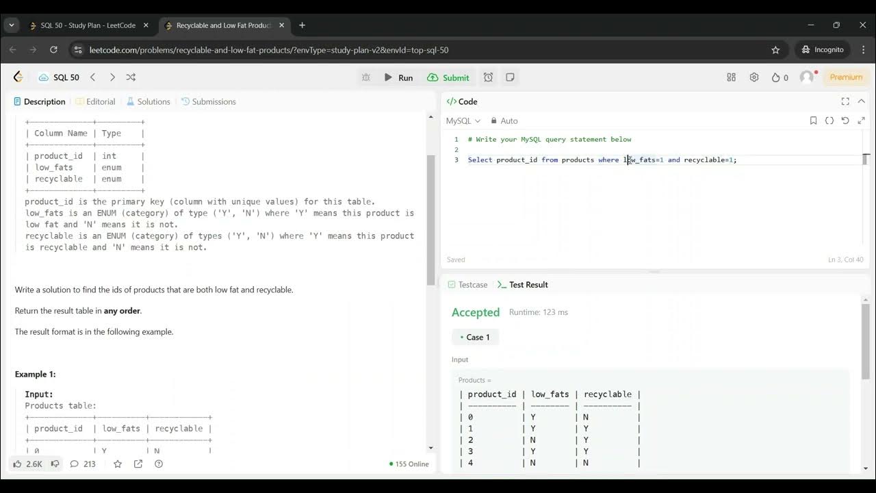 LeetCode Solutions: Big Countries, Recyclable Products, Article Views & Invalid Tweets | SQL 50 ...