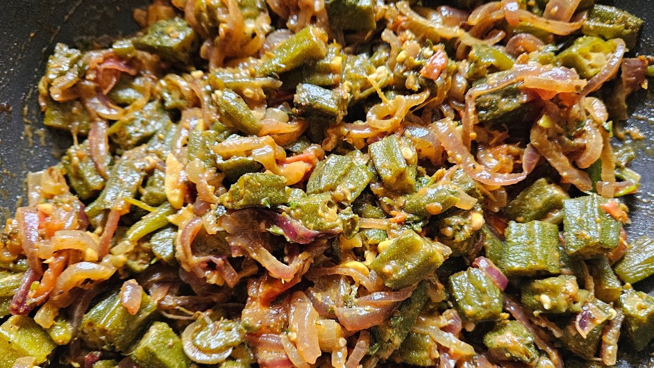 SIMPLY DELICIOUS BINDHI MASALA |VEGAN OKRA CURRY RECIPE - YouTube