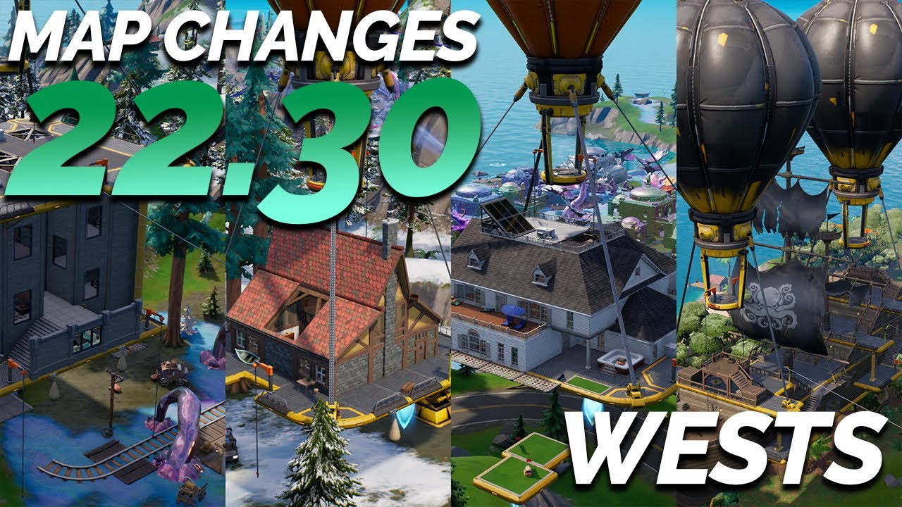 All *NEW* Map Changes in the Fortnite 22.30 Update! (Chapter 3 Season 4 ...