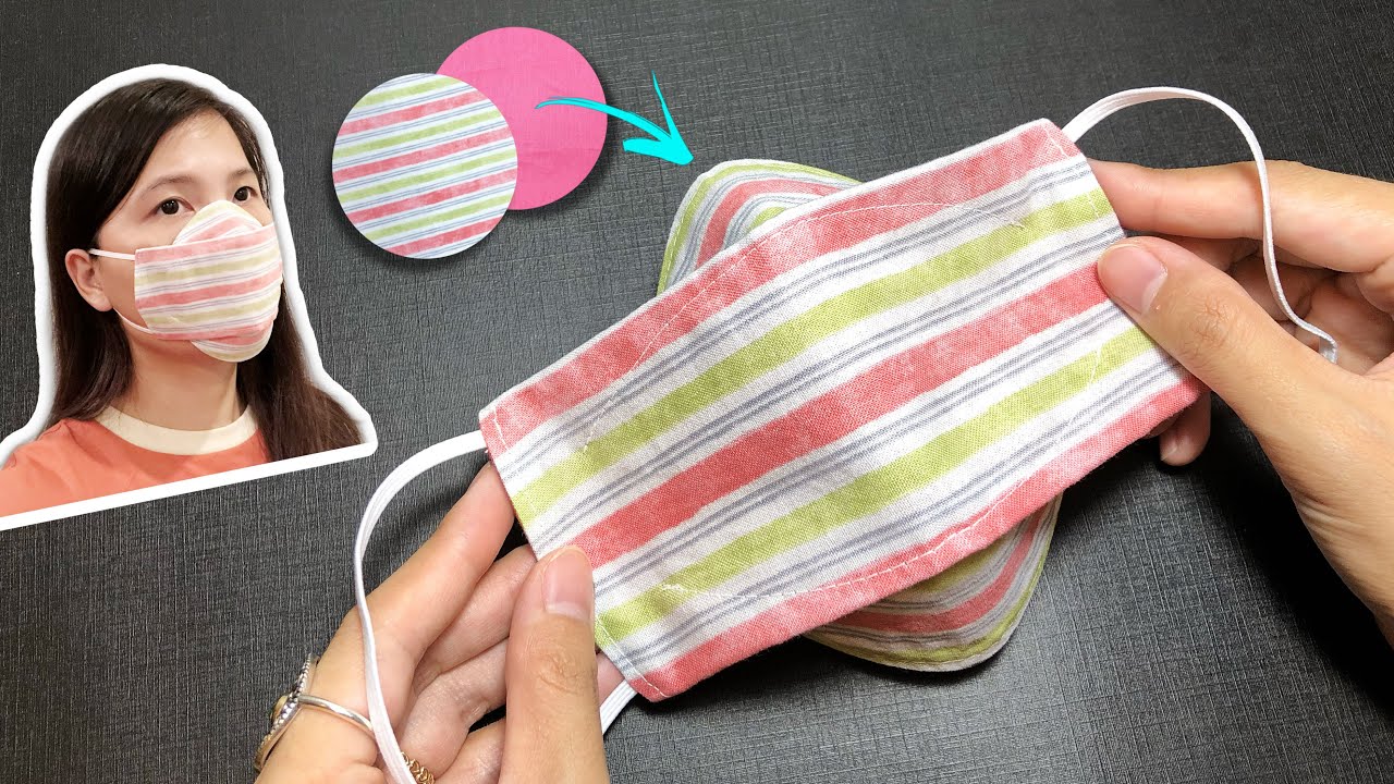 “No fogging” Face Mask Sewing Tutorial | DIY face mask | How to make a ...