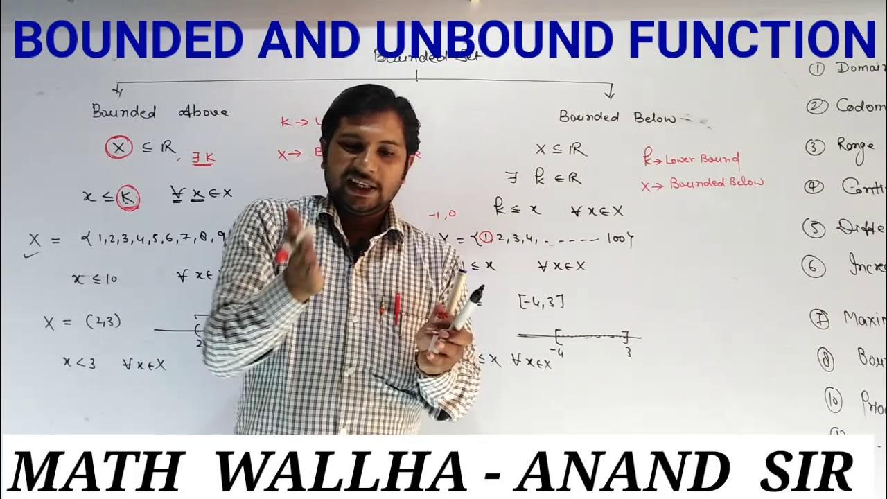 BOUNDED AND UNBOUND FUNCTIONS - YouTube