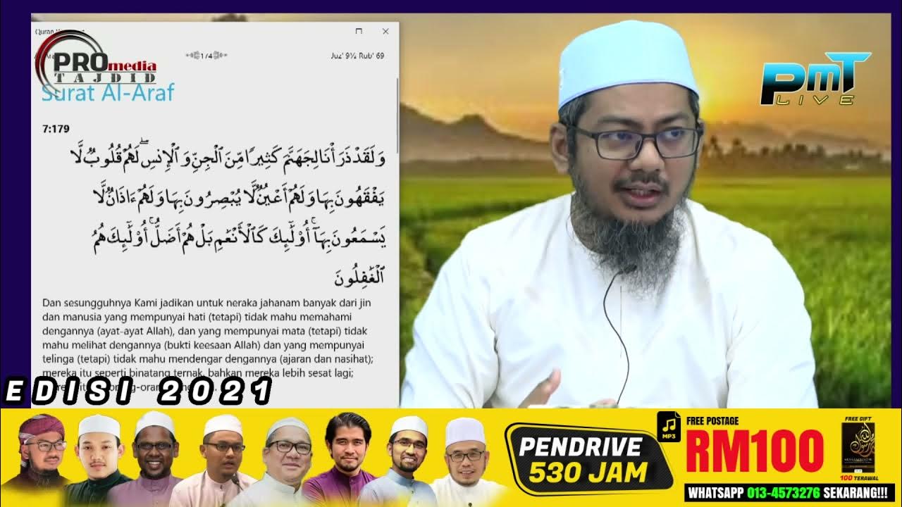 08 10 2021 Ustaz Ahmad Hasyimi Tadabbur Surah Al A raf