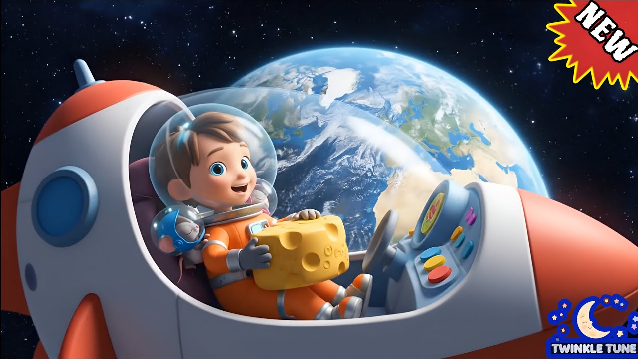 Cheesy Moon Adventure 🌙 | Fun Kids Space Song | TwinkleTune Nursery ...