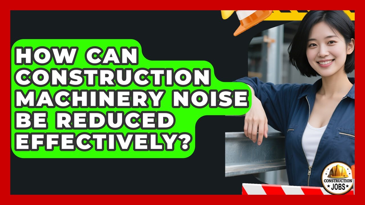 How Can Construction Machinery Noise Be Reduced Effectively ...