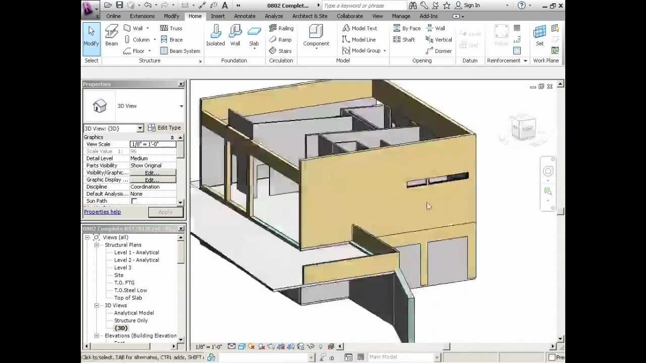 InfiniteSkills Tutorial | Revit Structure 2012 Training - Adding ...