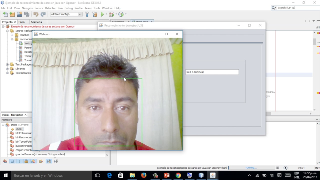 Reconocimiento Facial con Java y OpenCV - YouTube