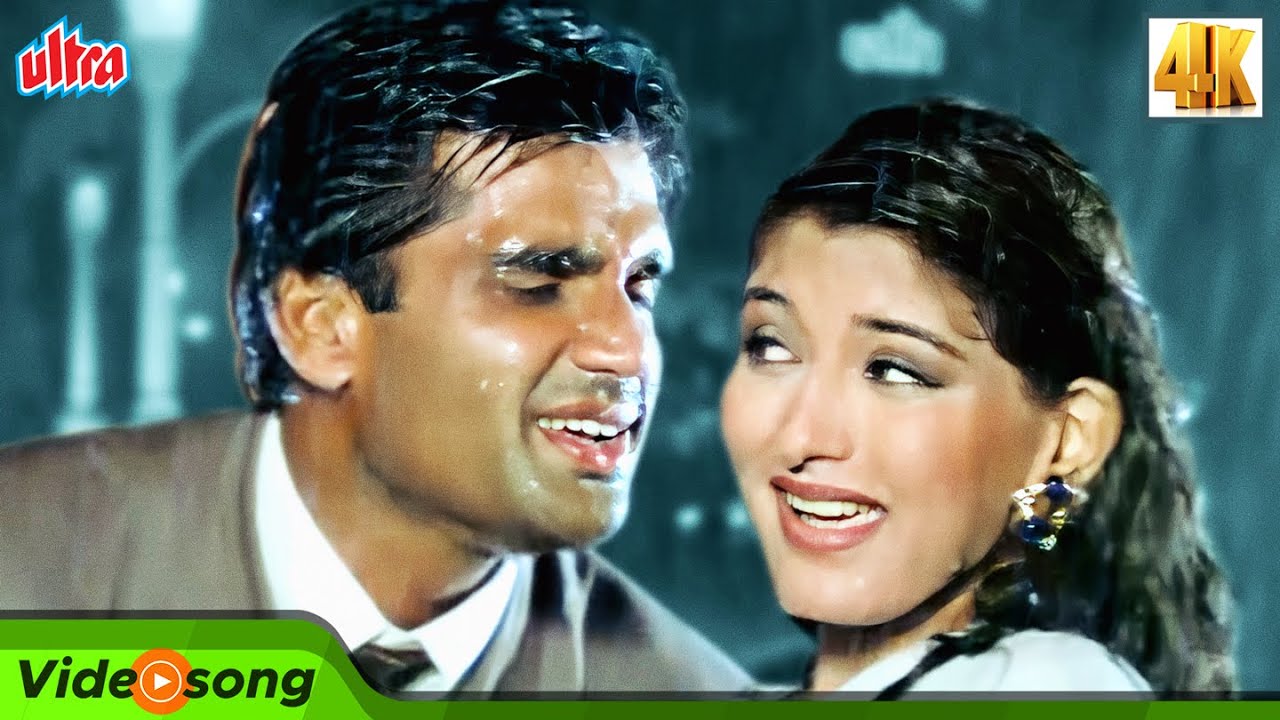 Barste Pani Ka 4K 90s Hindi Song - Sunil Shetty, Sonali Bendre, Babul ...