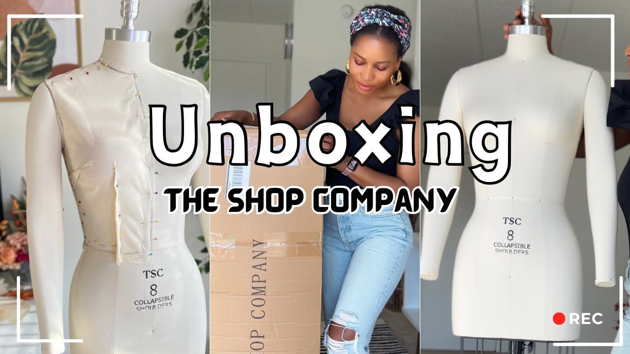 How to assemble a Dress Form / The Shop Company (Unboxing & Assembling ...