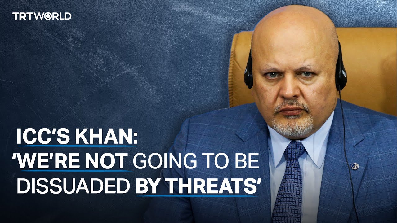 ICC’s Khan: “We’re not going to be dissuaded by threats” - YouTube