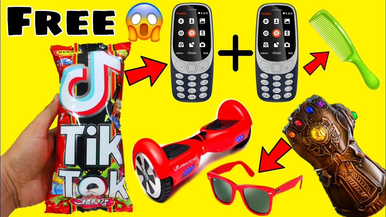 Omg😱 Got Two Mobile phone,Dabangg Goggles & money inside tik tok snacks ...